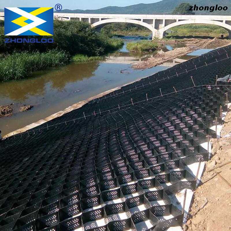 Gravel Stabilizer Hdpe Geocell Factory /Geotech Lattice For Gravel ...